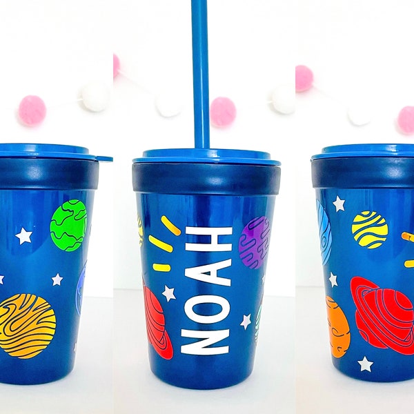 Rocket Ship Cup With Straw - Etsy