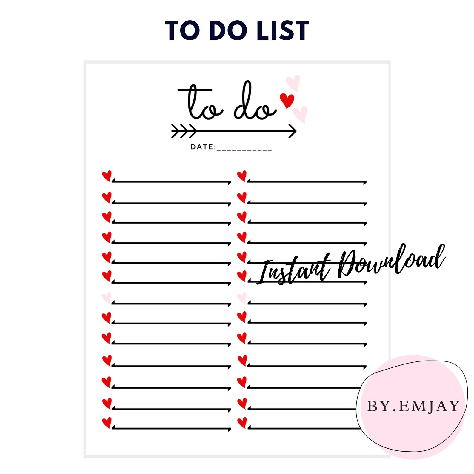 Printable Stationery / Printable to Do List / Weekly Meal - Etsy