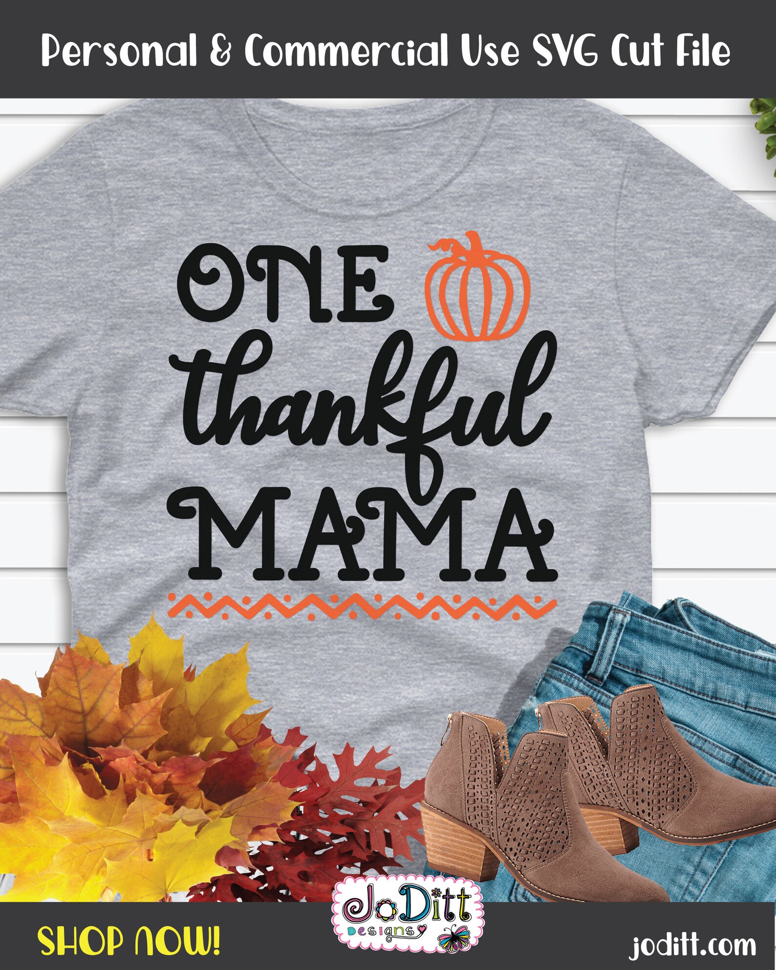 One Thankful Mama Svg Thanksgiving Shirt Svg Thankful Svg Pumpkin Svg
