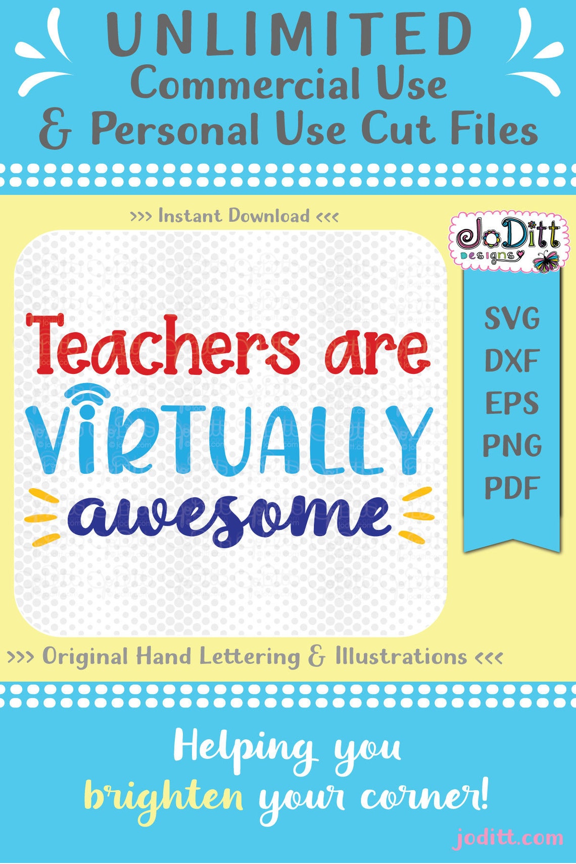 Virtual Teacher SVG: Teacher Shirt SVG Distance Learning Cut File ...