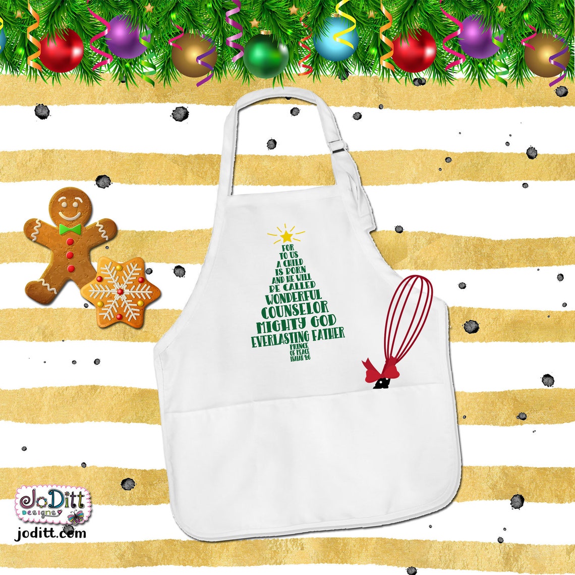 Isaiah 9:6 SVG, Christmas Tree Svg, Christmas Bible Verse Svg ...