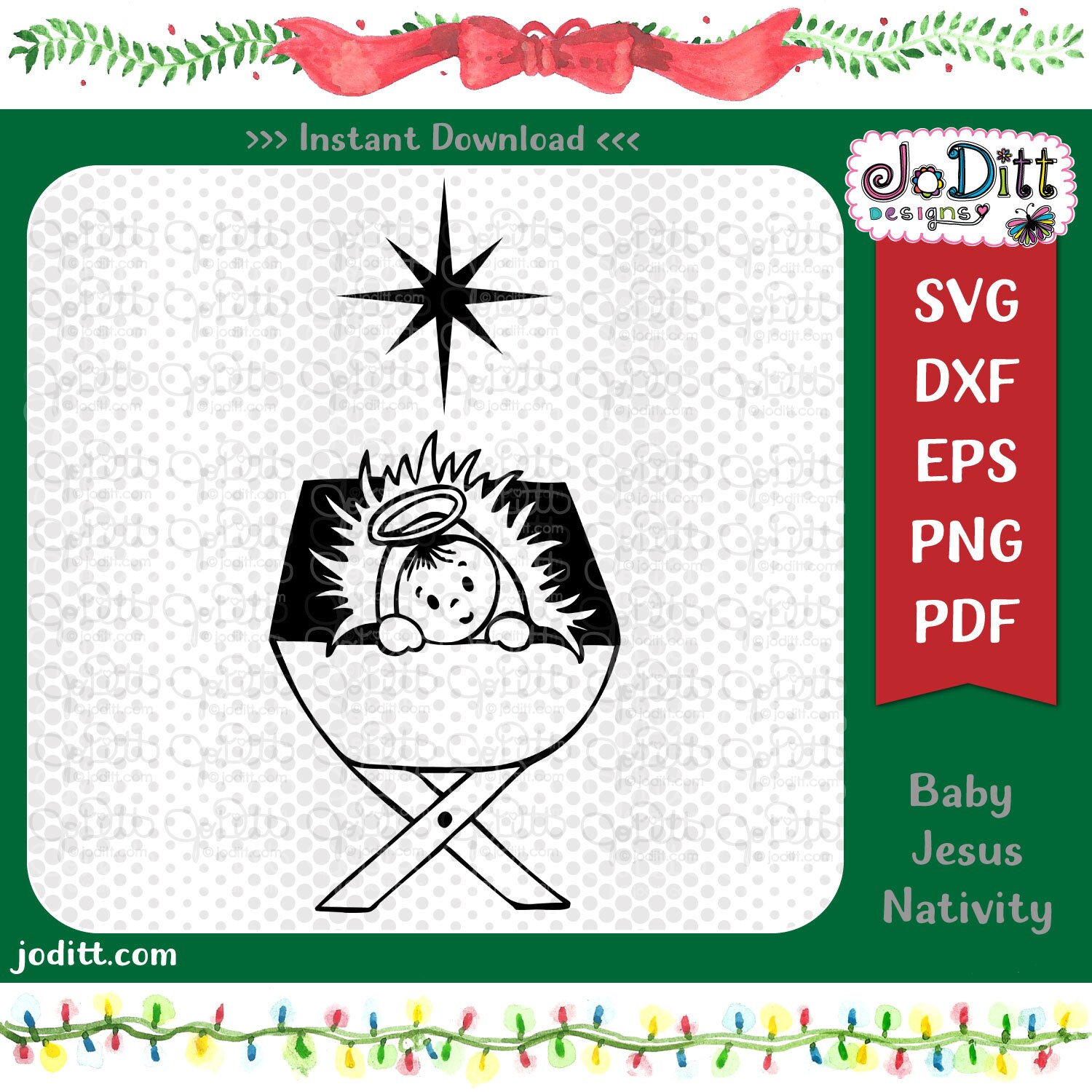 Nativity SVG Manger Svg Baby Jesus Svg, Christmas Religious Svg ...