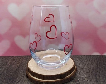 Love Wine Glass | Etsy
