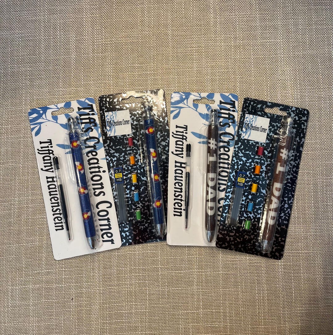 Colorado Mechanical Pencil - #1 Dad Gel Pen - Interchangeable Outer ...