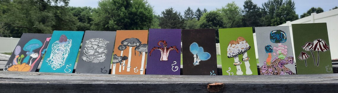 Abstract Mushroom/fungi Painting - Etsy