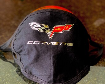 Corvette Logo Mask - Etsy