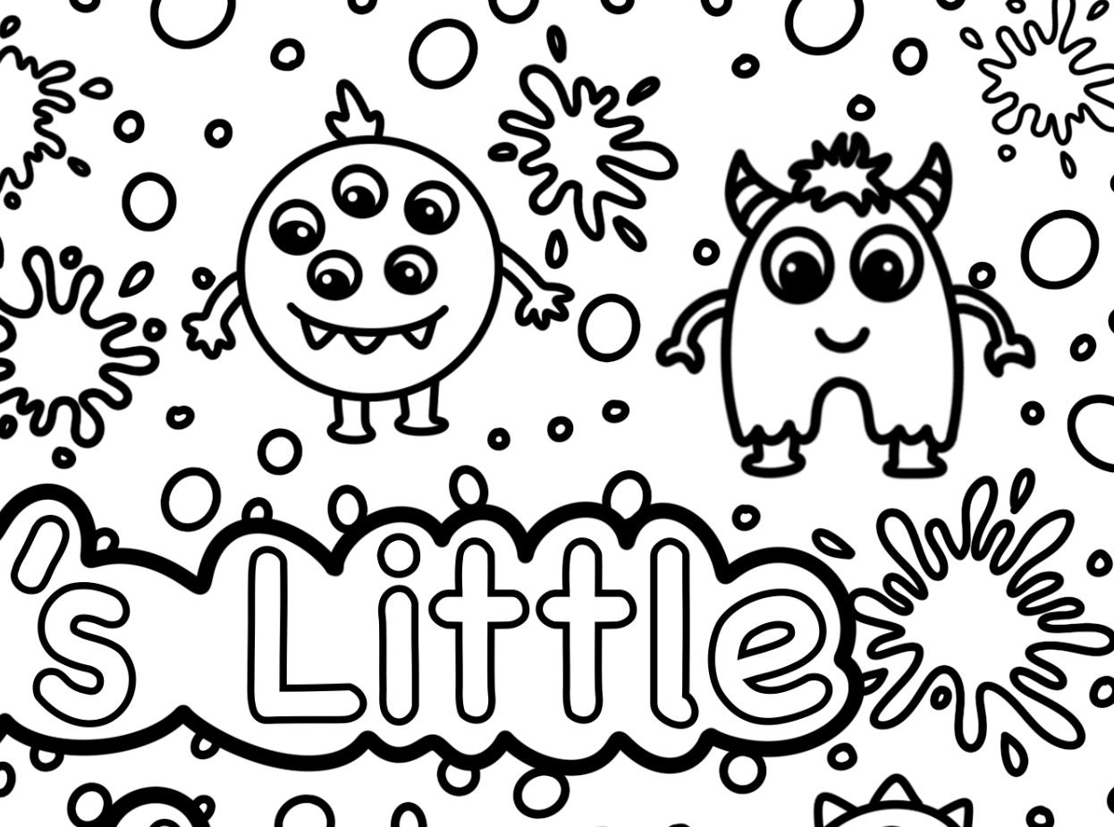 Mommy’s Little Monster Mdlb/cgl/adult Coloring Page - Etsy