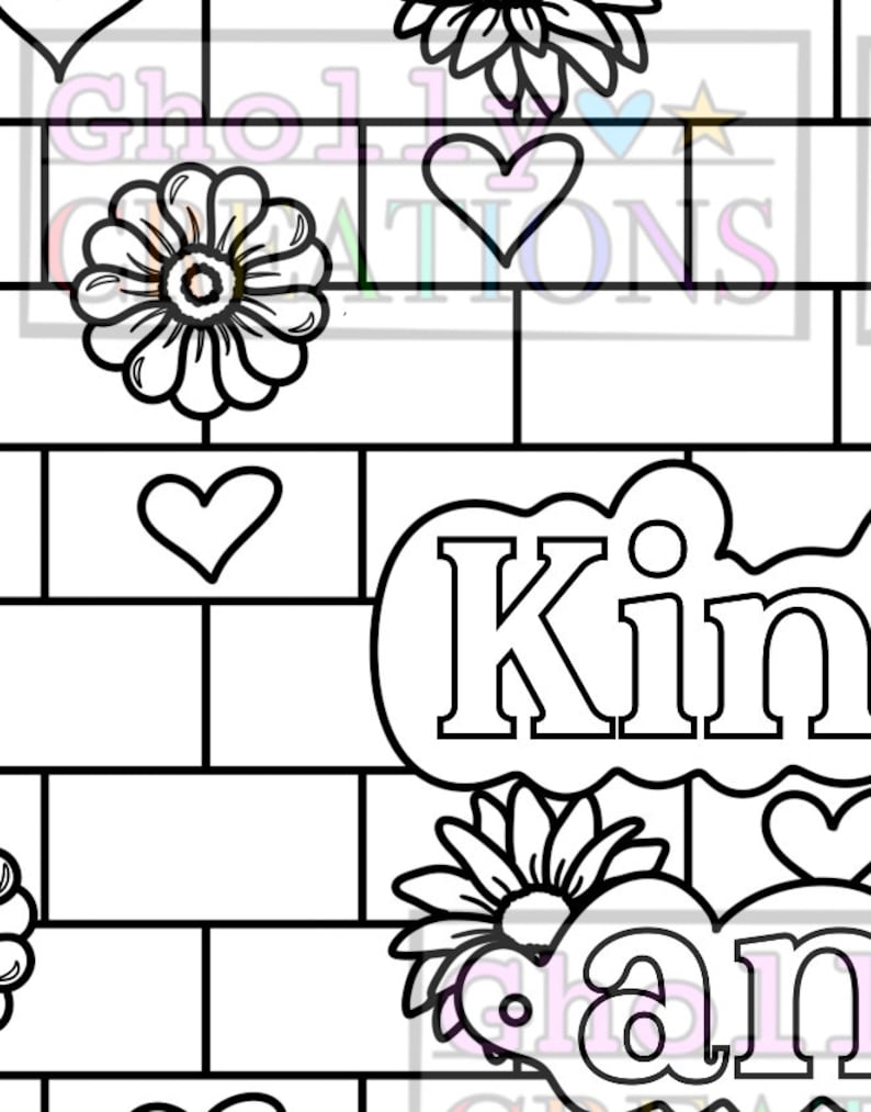 Kinky and Cute, Adult Coloring Sheet - Etsy