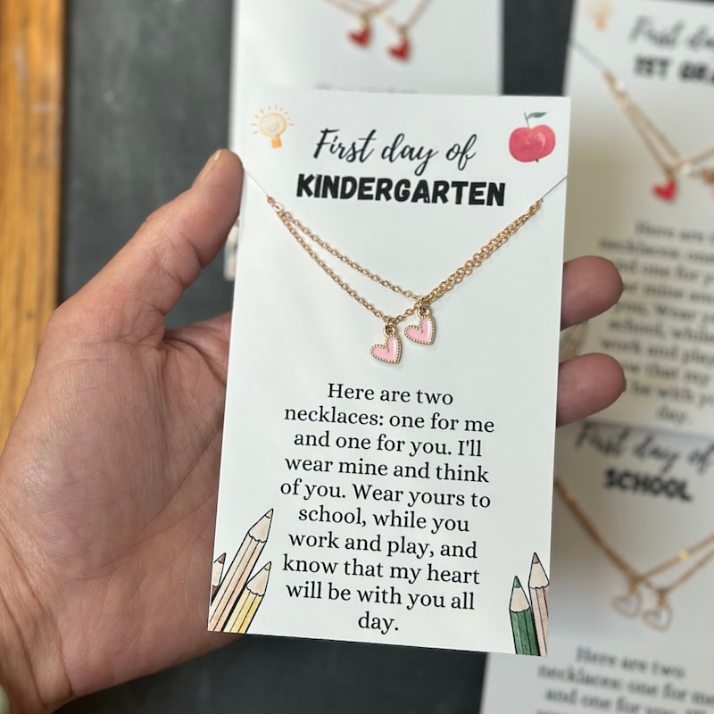 Back to School Necklace - Etsy