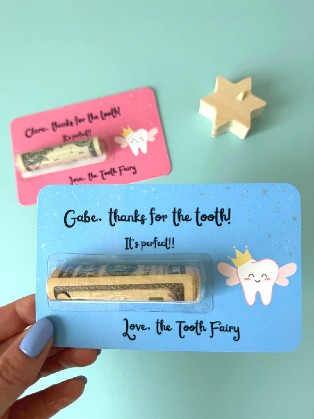 Tooth Fairy Card | Money Card Holders | | Lost Tooth Gift for Kids ...