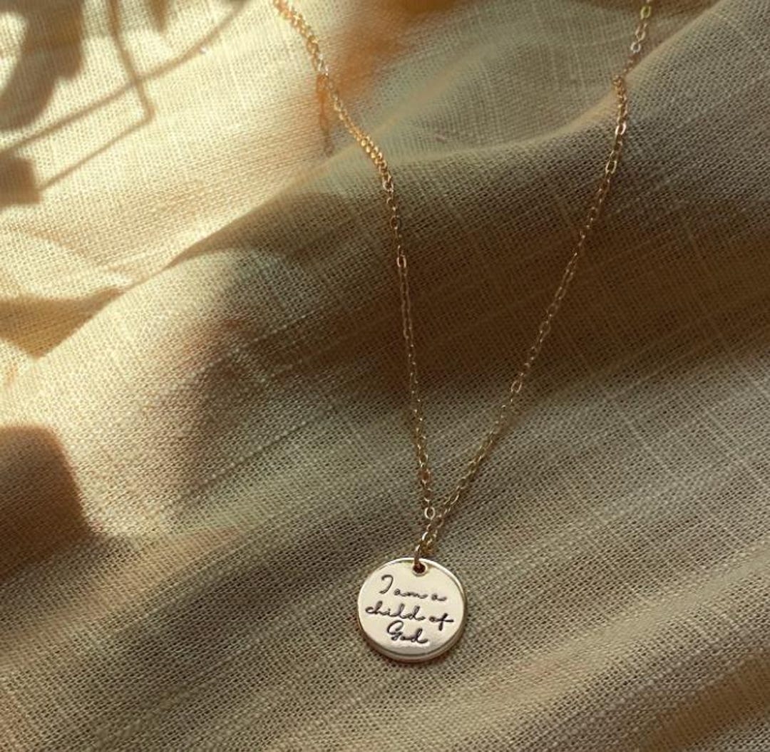 Lds Necklace and Bracelet I Am a Child of God Gold Christian Mormon ...