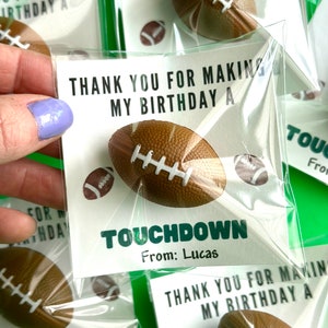 Football Birthday Favors Party Supply School Kids Sport Themed Birthday ...