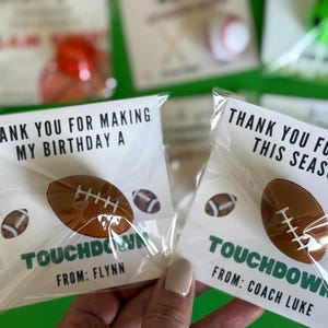 Birthday Sports Party Favors School Kids Sport Themed Football Birthday ...