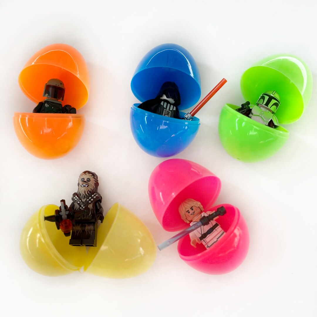Easter Eggs Mini Figure No Candy Easter Basket Easter Eggs - Etsy UK