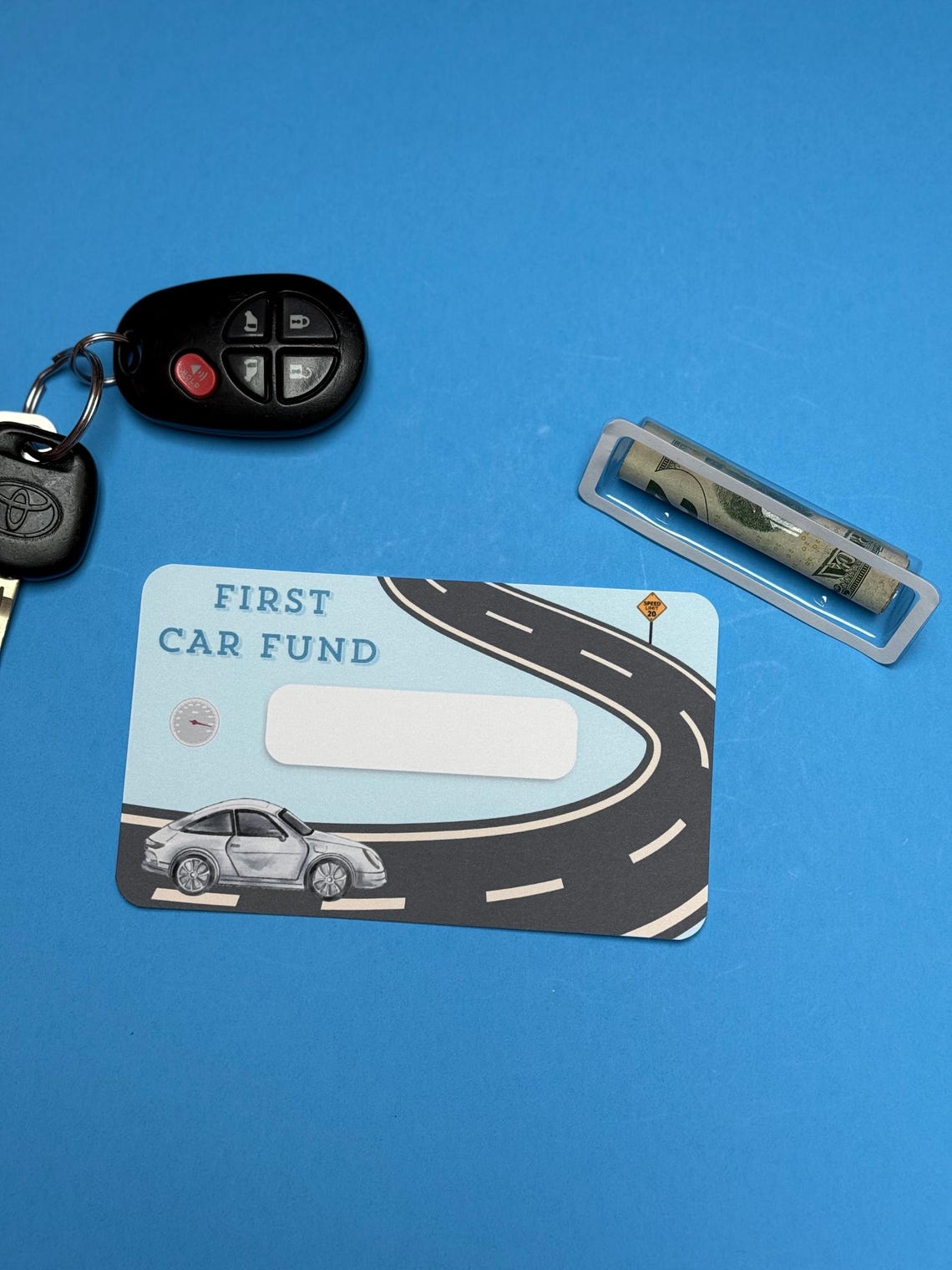 Personalized Car Fund Money Card | Money Card Holders | | Gift for ...