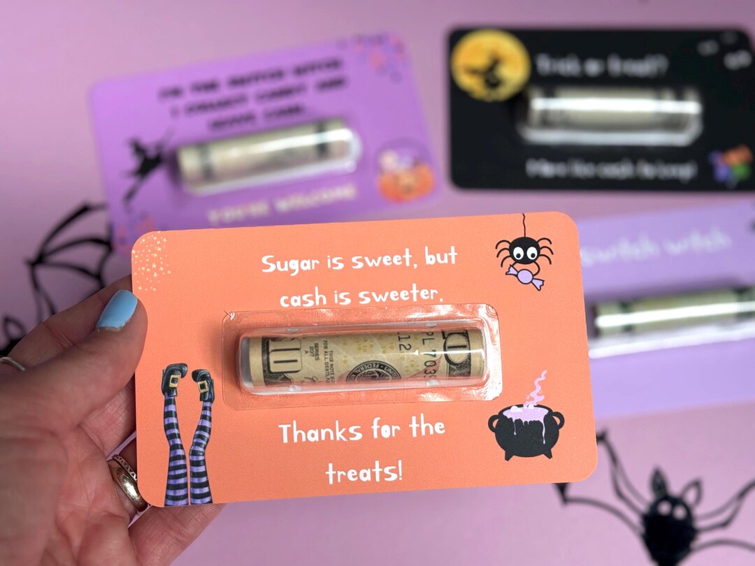 Switch Witch Letter Halloween Money Card Gift Switch Witch Gift Card ...