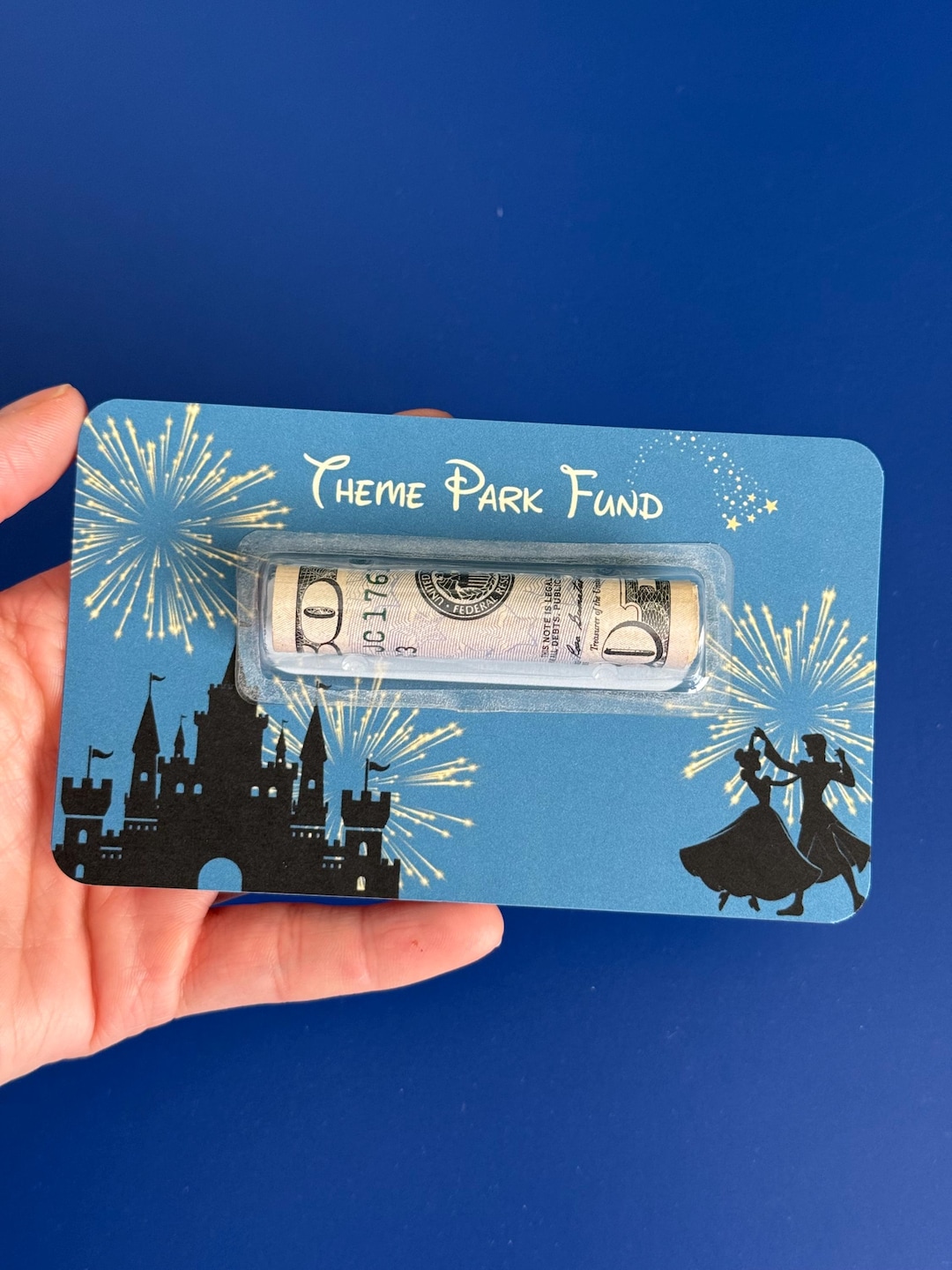 Theme Park Money Card Gift | Amusement Park Cash Holder Dome| Theme ...