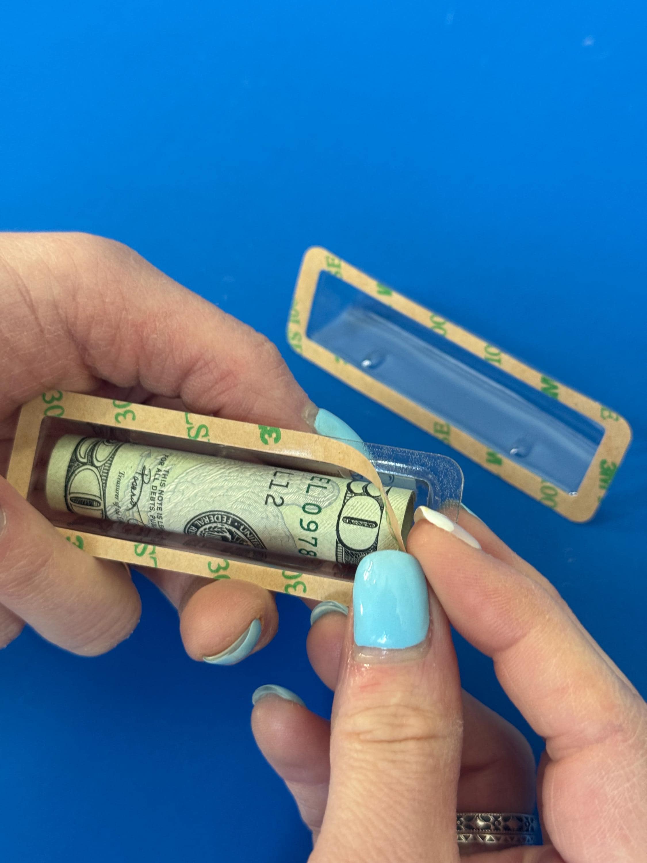Clear Plastic Dome for Money Card Gift Pouches Lip Balm Cash Holder ...