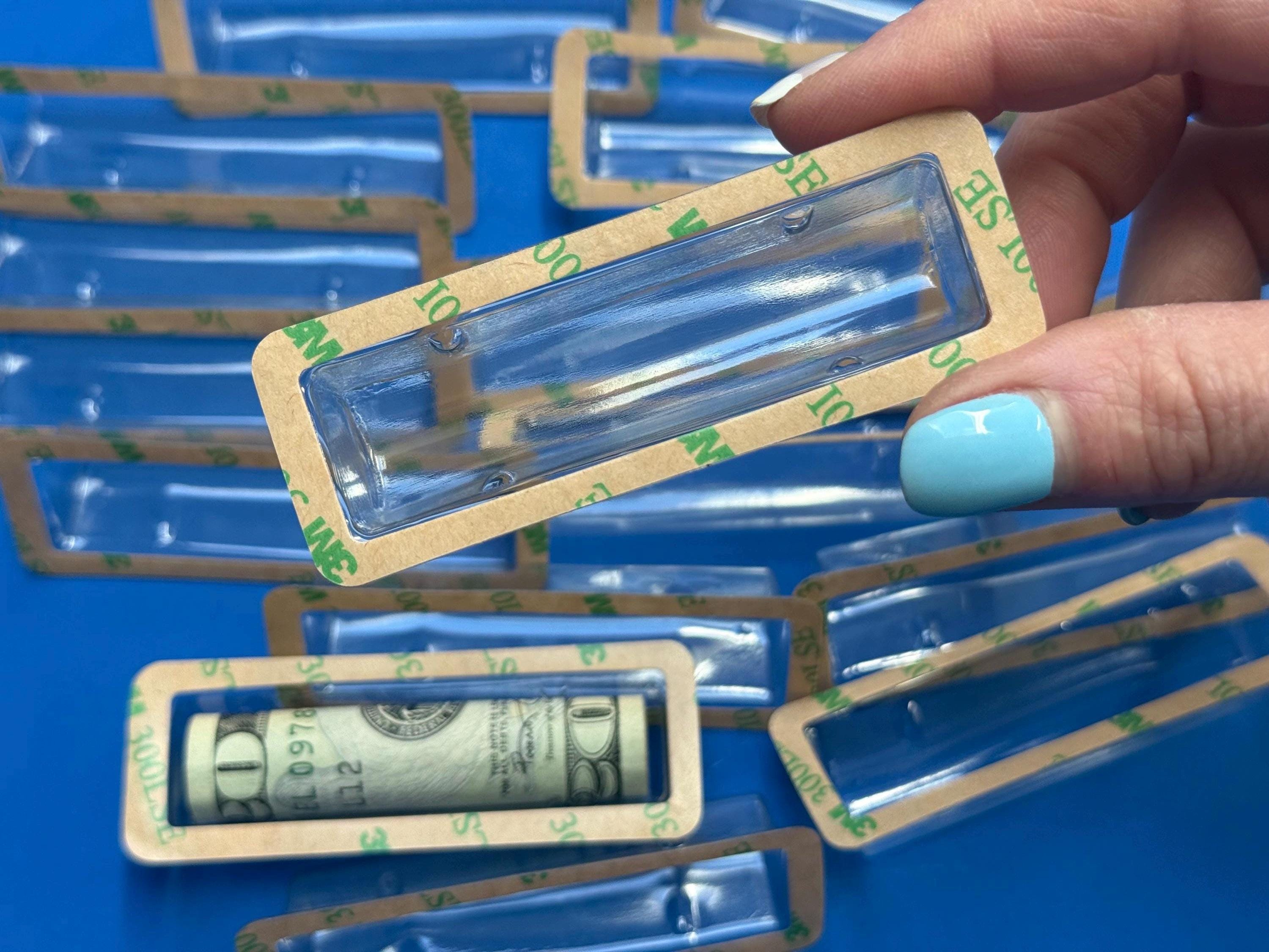 Clear Plastic Dome for Money Card Gift Pouches Lip Balm Cash Holder ...