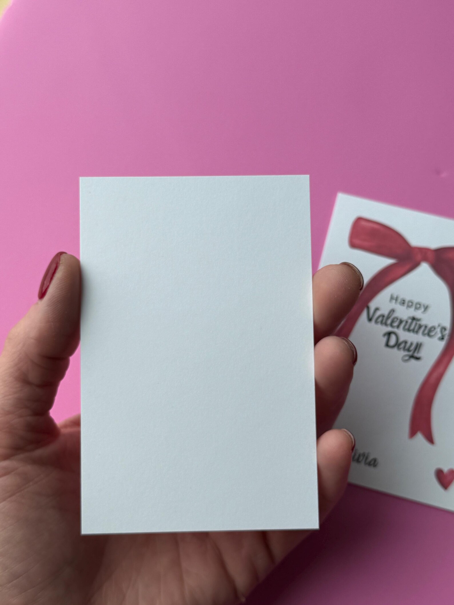 Coquette Bow Valentine's Day Cards for Girls, Valentine Cards for Teens ...