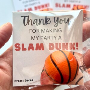 Basketball Birthday Favors Party Supply School Kids Sport Themed ...