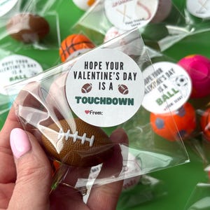 Sports Football Valentine Basketball Squishy Class Favors With ...