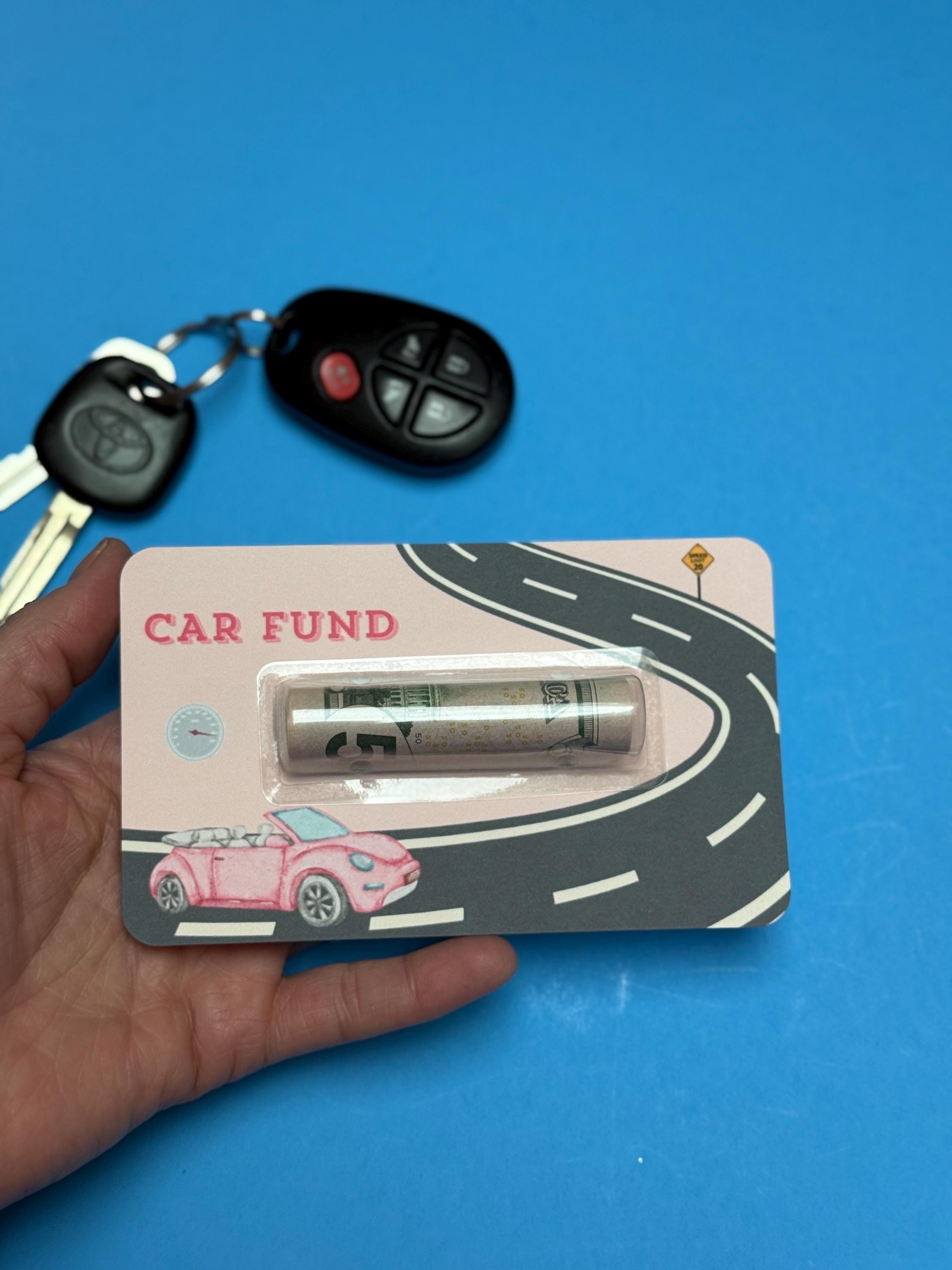 Personalized Car Fund Money Card | Money Card Holders | | Gift for ...
