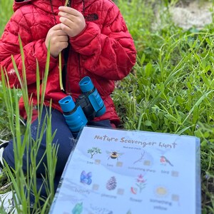 Outdoor Nature Scavenger Hunt Mindfulness Learning Science Activity for ...
