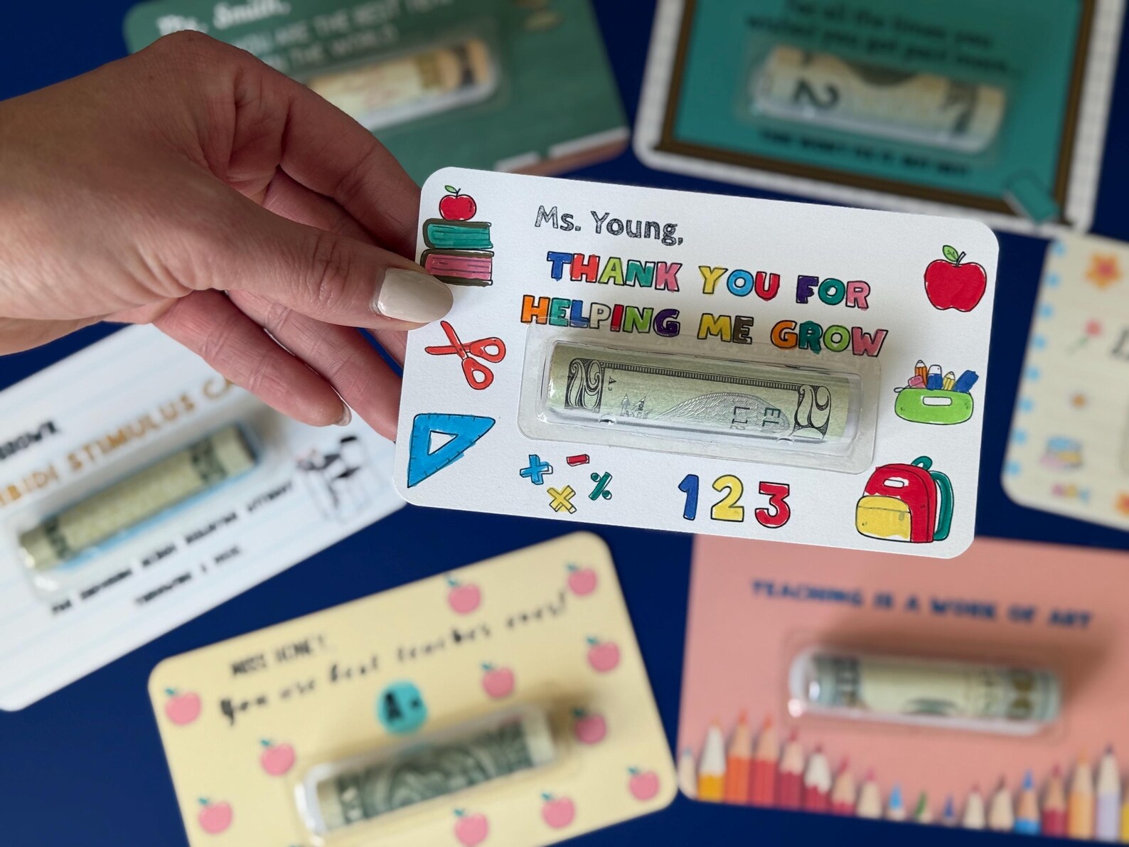 Personalized Funny Teacher Appreciation Week Money Card Gift for ...