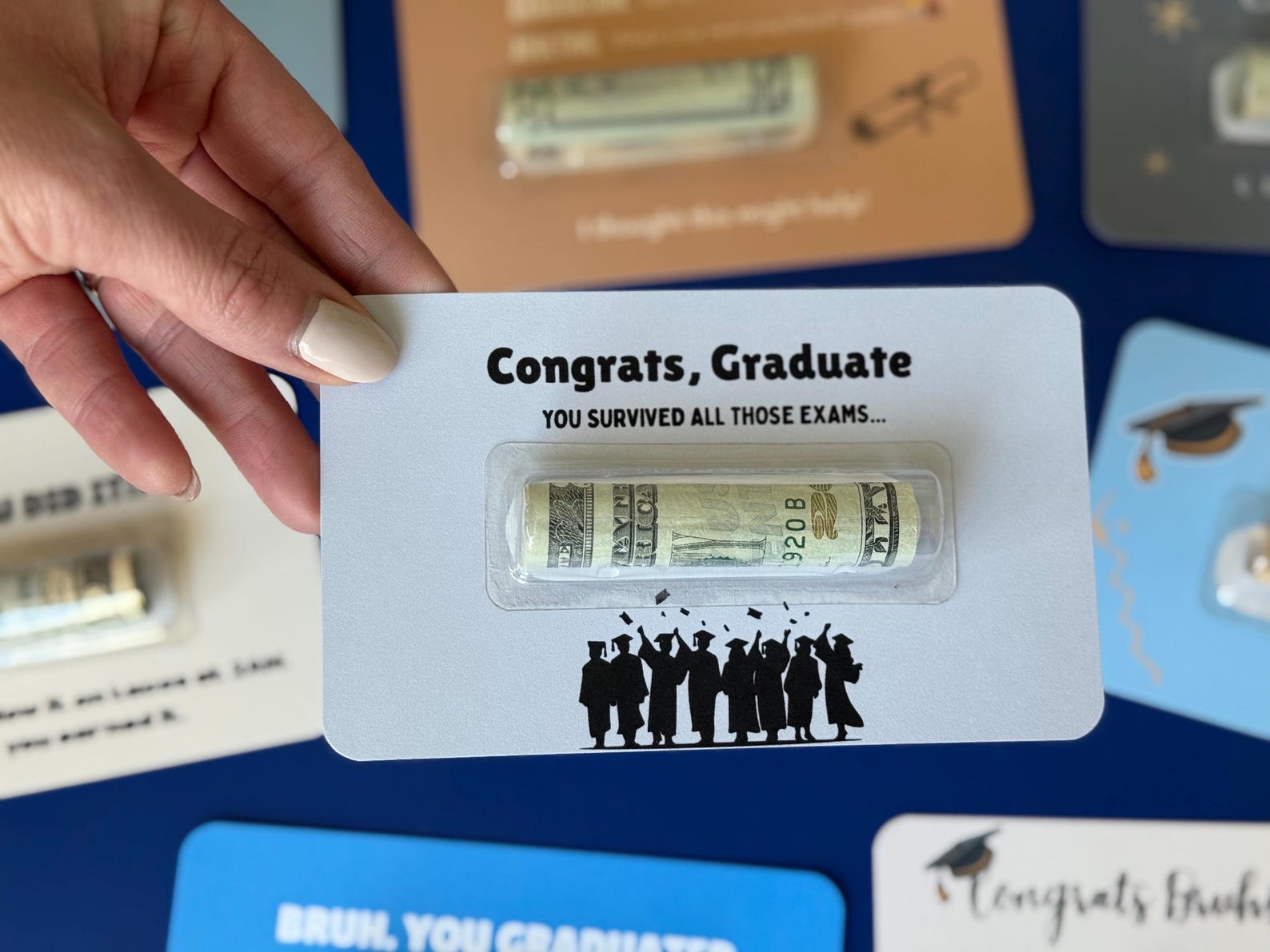 Funny Graduation Bruh Money Holder Gift for 6th Grade Graduates High ...