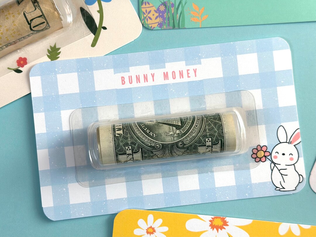 Bunny Money Easter Card Holders Easter Bunny Money Card Gift for Kids ...