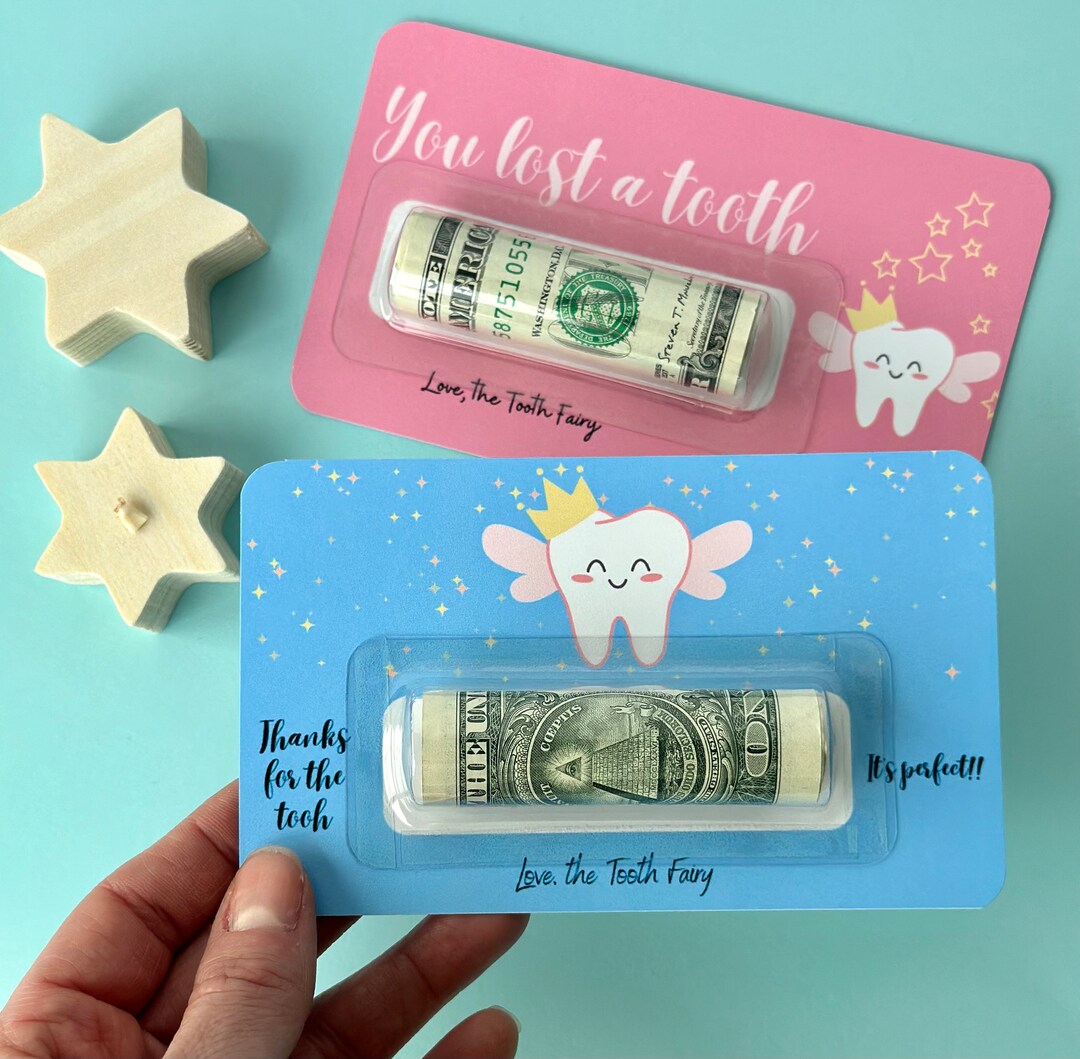 Tooth Fairy Card | Money Card Holders | | Lost Tooth Gift for Kids ...