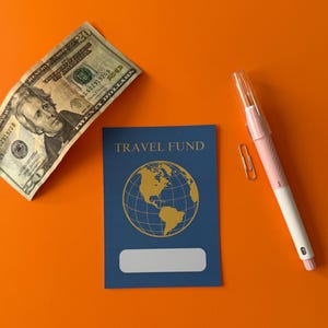 Travel Fund Money Card Gift | Digital Download Adventure Lover Gift ...