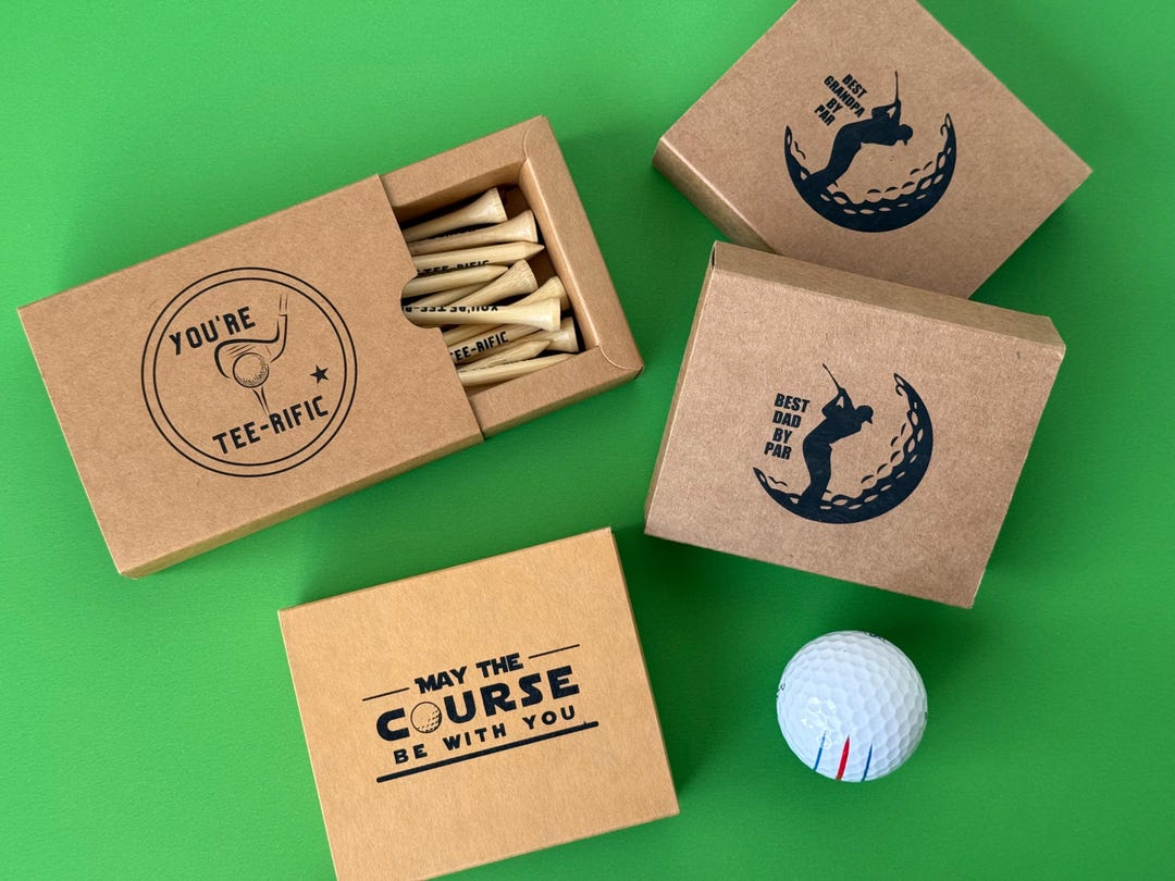Gifts for Golf Lovers May the Course Be With You Golf Tees for Father's ...