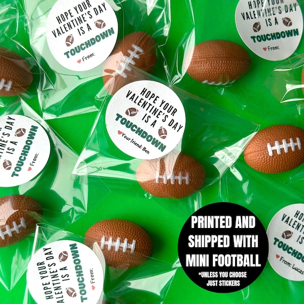 Football Valentine - Etsy