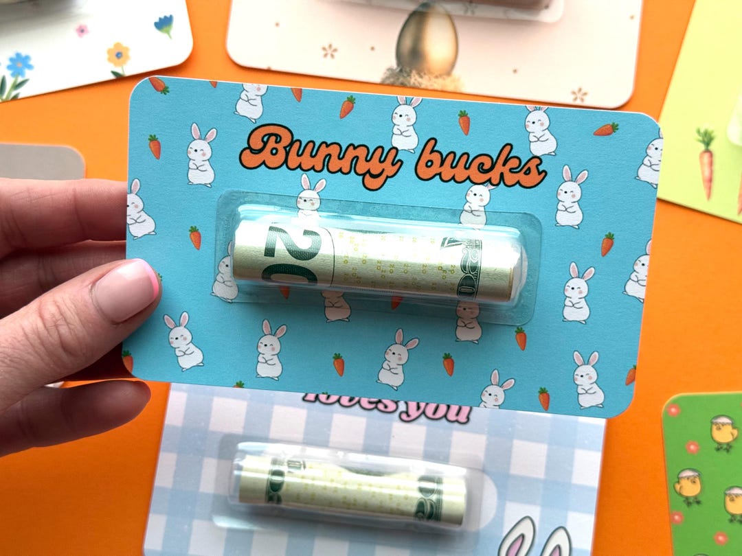 Easter Teens Gift Easter Bunny Money Gift Easter Money Gift Easter ...