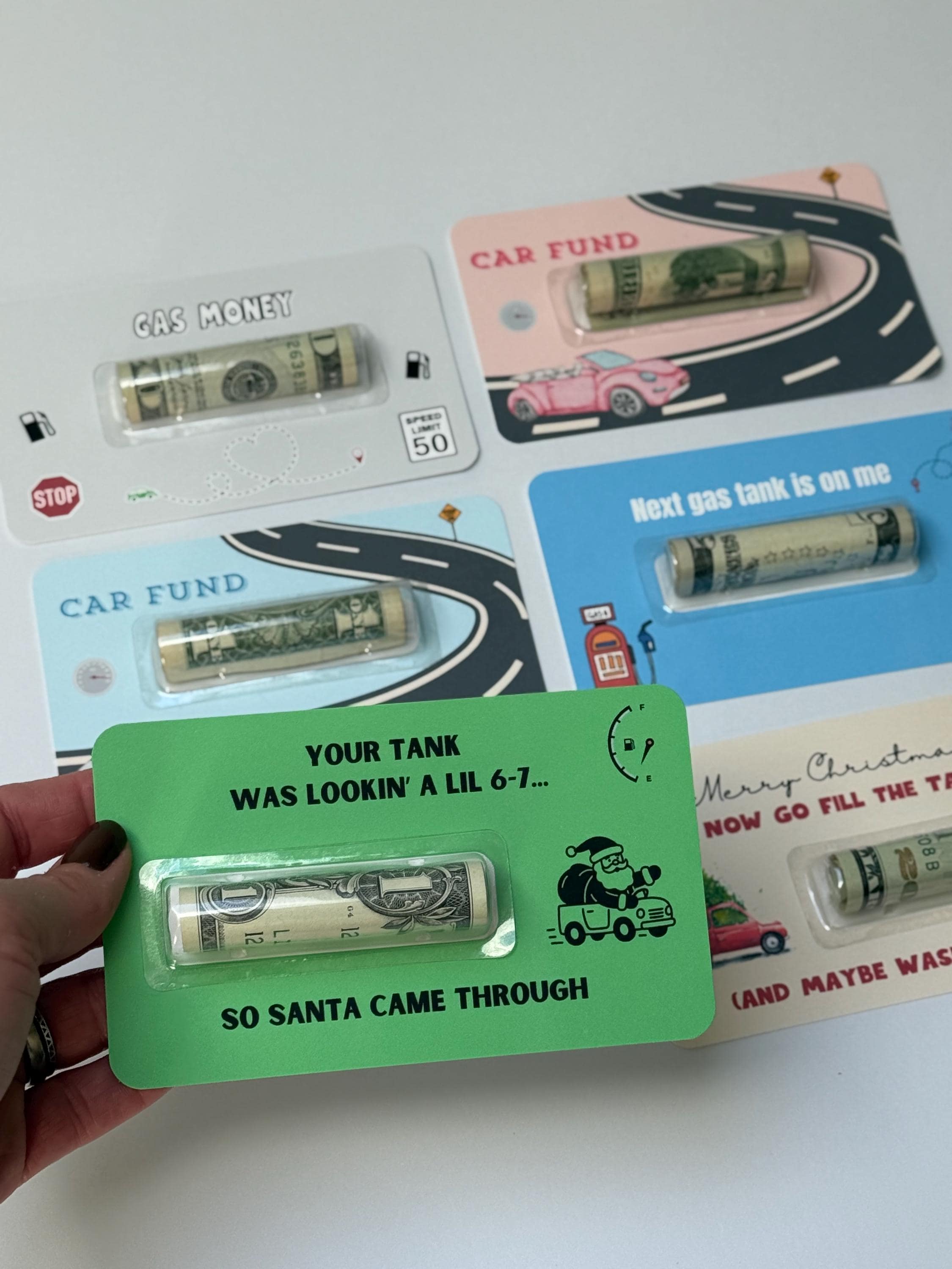 Personalized Gas Money Card | Money Card Holders | | Gift for Teens ...