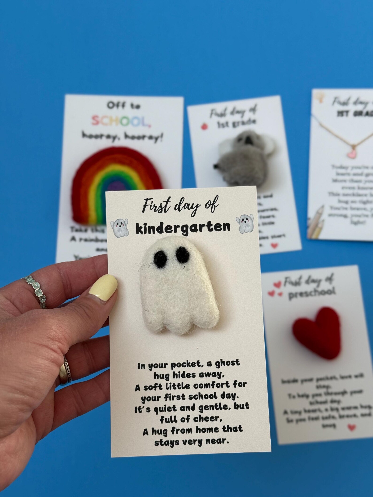 Back to School Gift First Day of Kindergarten 1st Grade Necklace Set ...