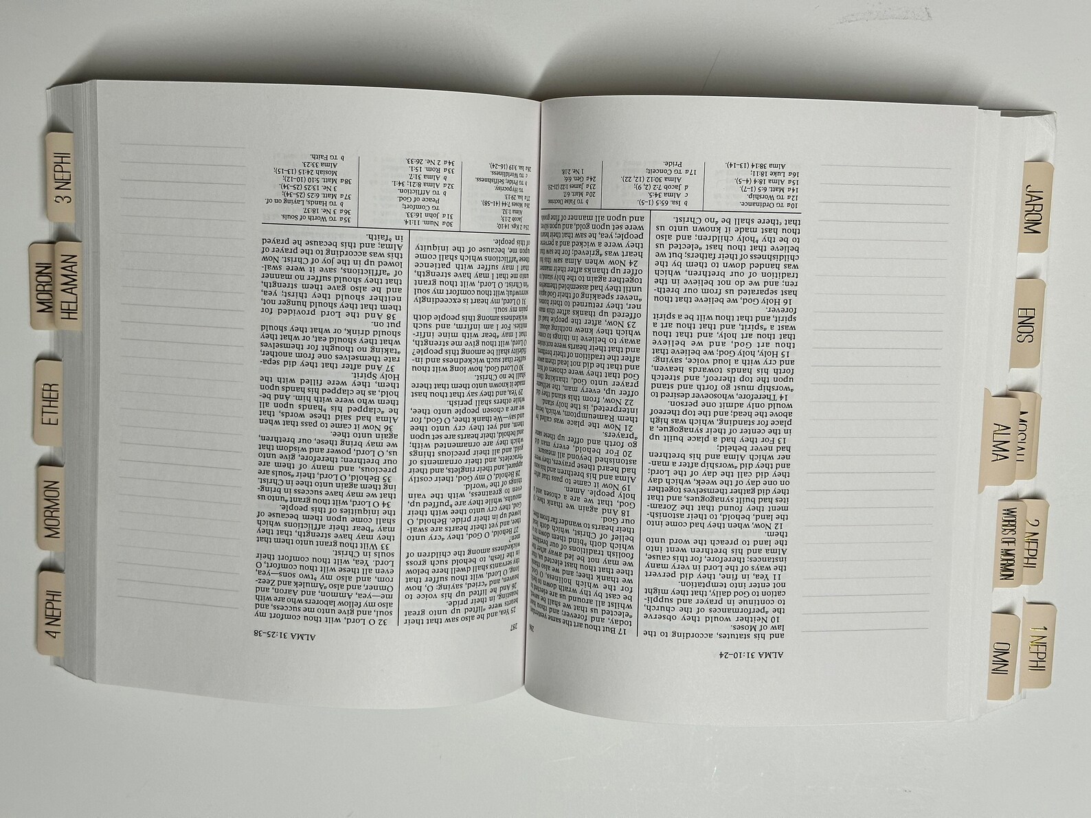 LDS Minimalist Book of Mormon and Bible Tab Stickers Laminated ...