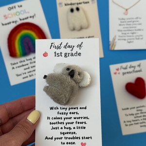 Back to School Gift First Day of Kindergarten 1st Grade Necklace Set ...