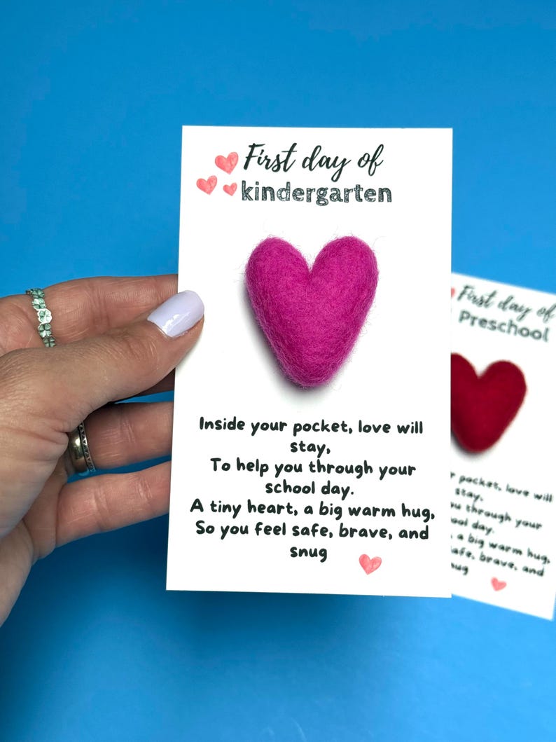 Back to School Gift First Day of Kindergarten 1st Grade Necklace Set ...
