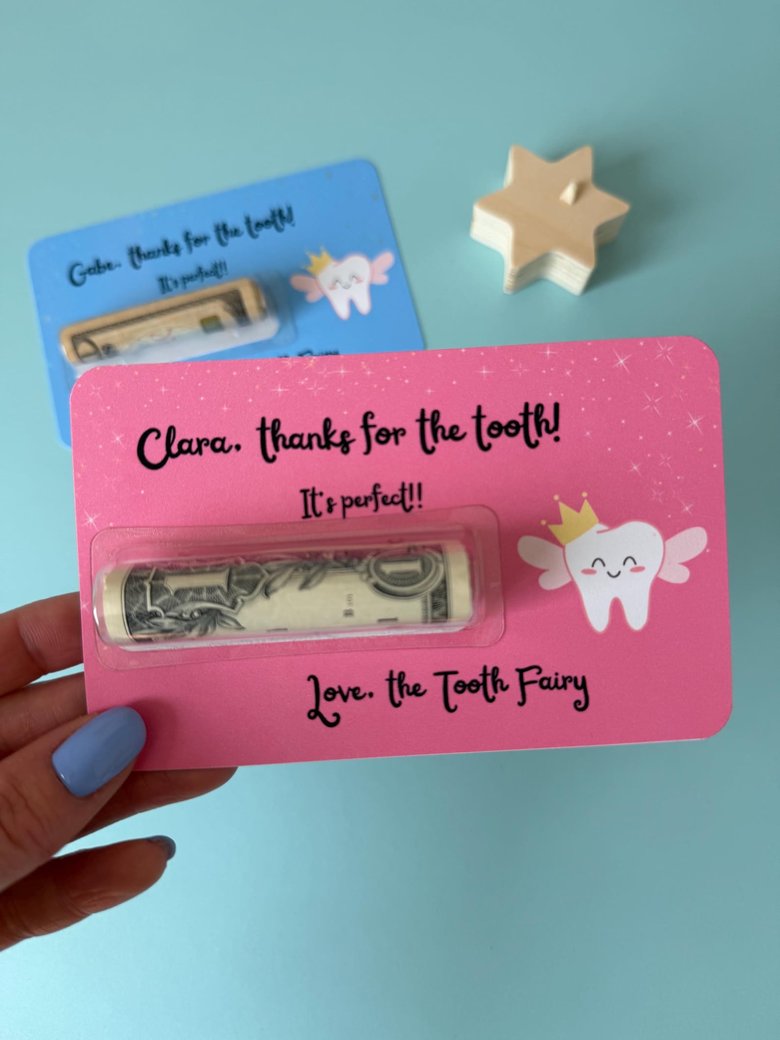 Tooth Fairy Card | Money Card Holders | | Lost Tooth Gift for Kids ...