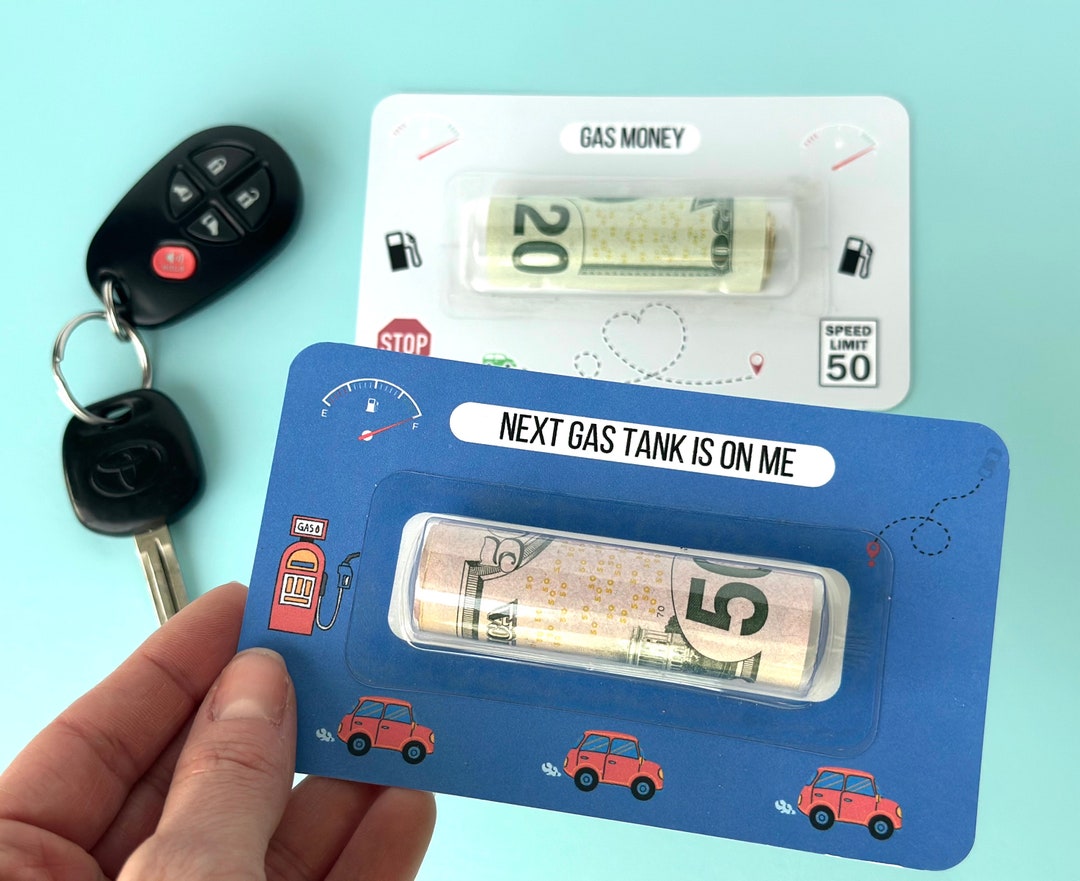 Personalized Gas Money Card | Money Card Holders | | Gift for Teens ...