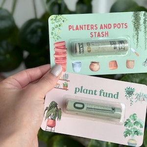 Plant Fund Money Card for Plant Lovers Gift Idea | Plant Lady Mom ...