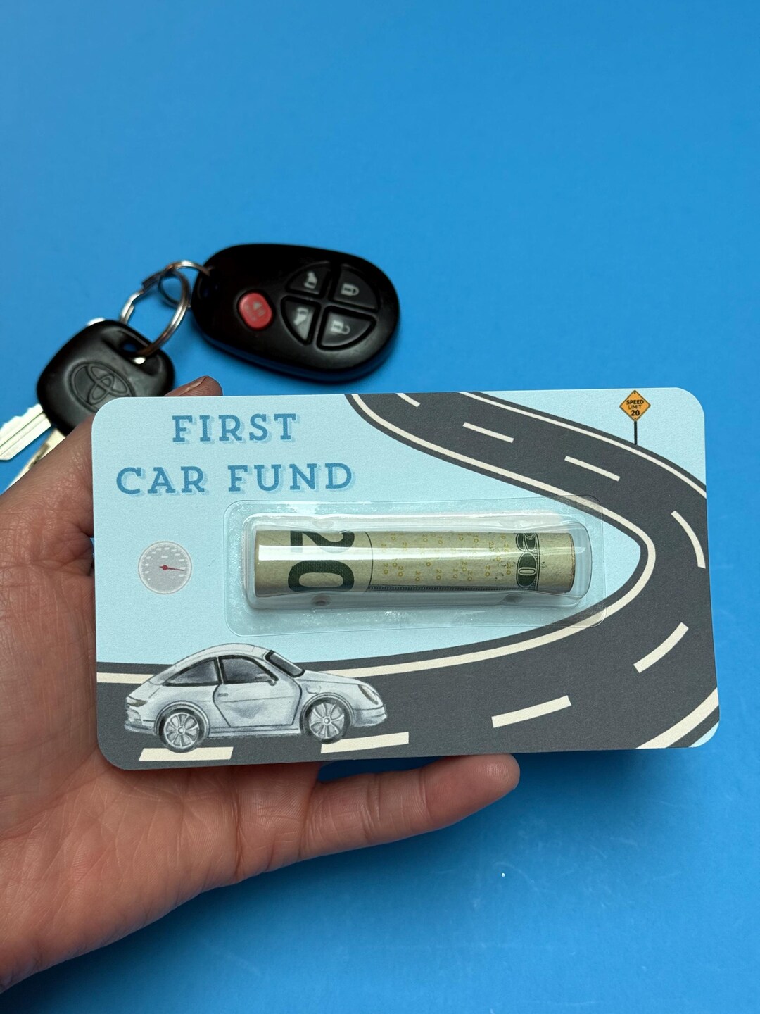 Personalized Car Fund Money Card | Money Card Holders | | Gift for ...