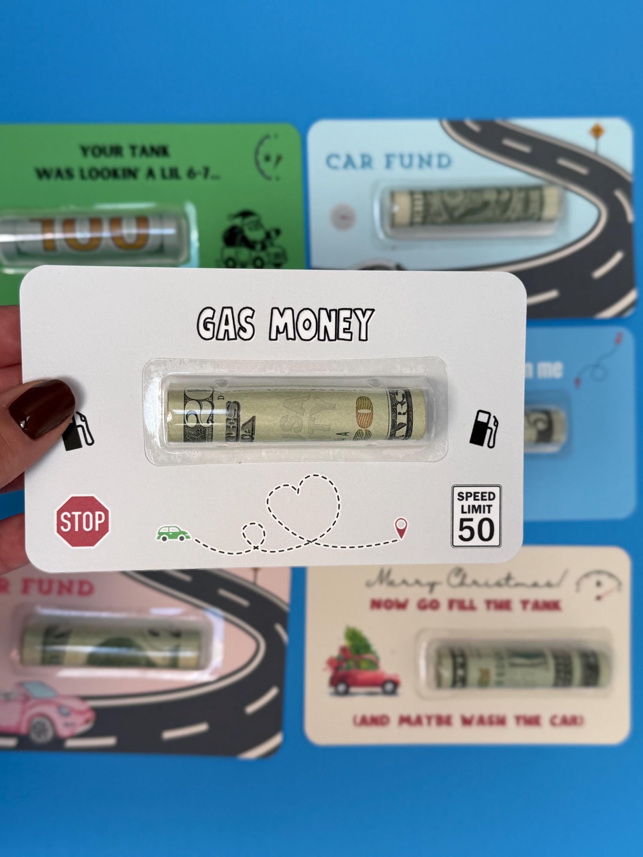 Personalized Gas Money Card | Money Card Holders | | Gift for Teens ...
