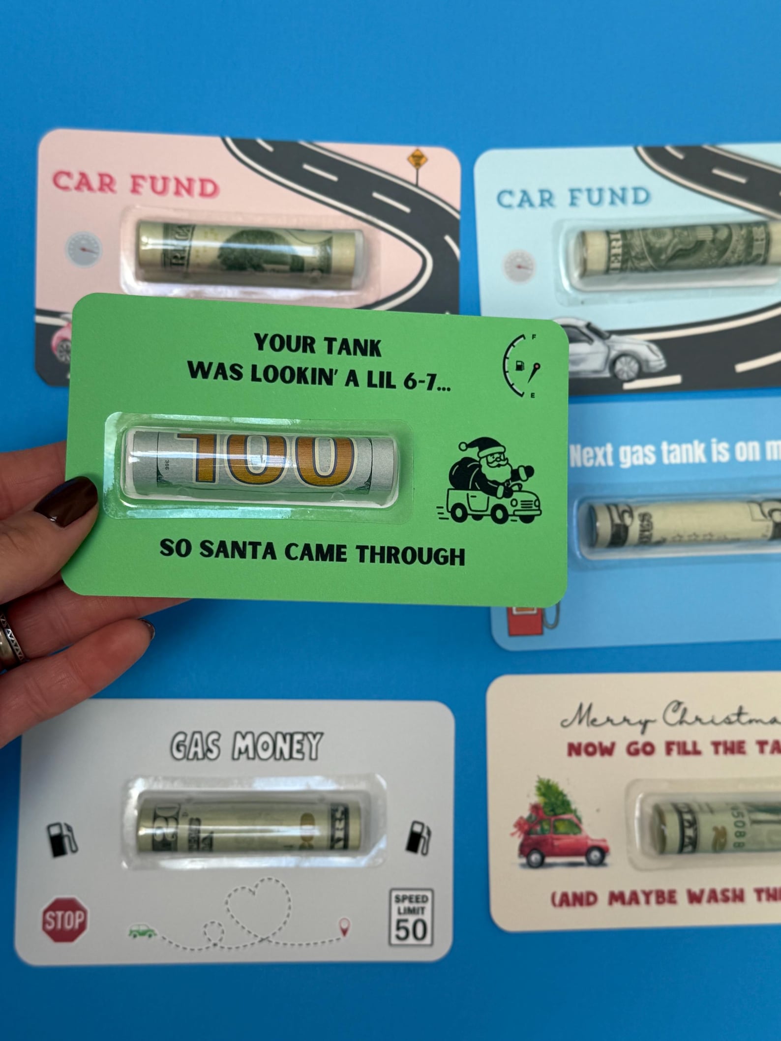 Personalized Gas Money Card | Money Card Holders | | Gift for Teens ...