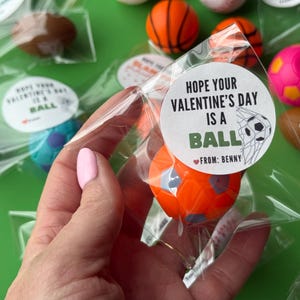 Sports Football Valentine Basketball Squishy Class Favors With ...