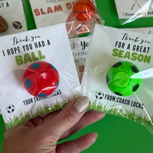 Birthday Sports Party Favors School Kids Sport Themed Soccer Birthday ...
