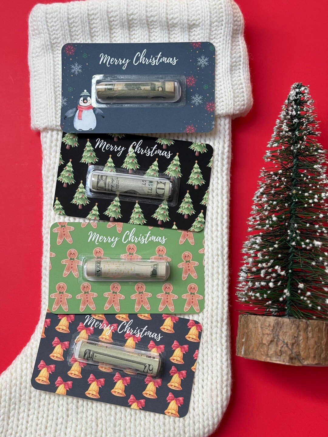 Merry Christmas Money Card Gift | Cash Card for Christmas Teens Gifts ...